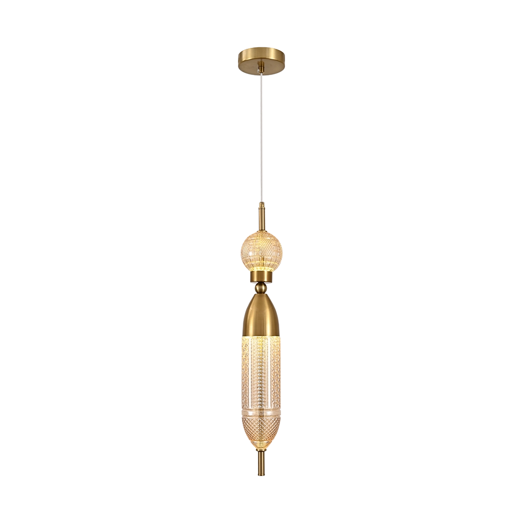 Amber Line LED Pendant Light – LED Ceiling Pendant – Lumeil