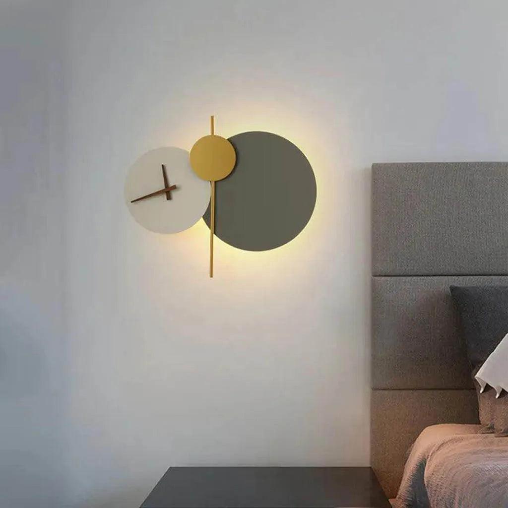 Pulse Elegant Wall Clock | Modern LED Wall Lights with Nordic Design ...