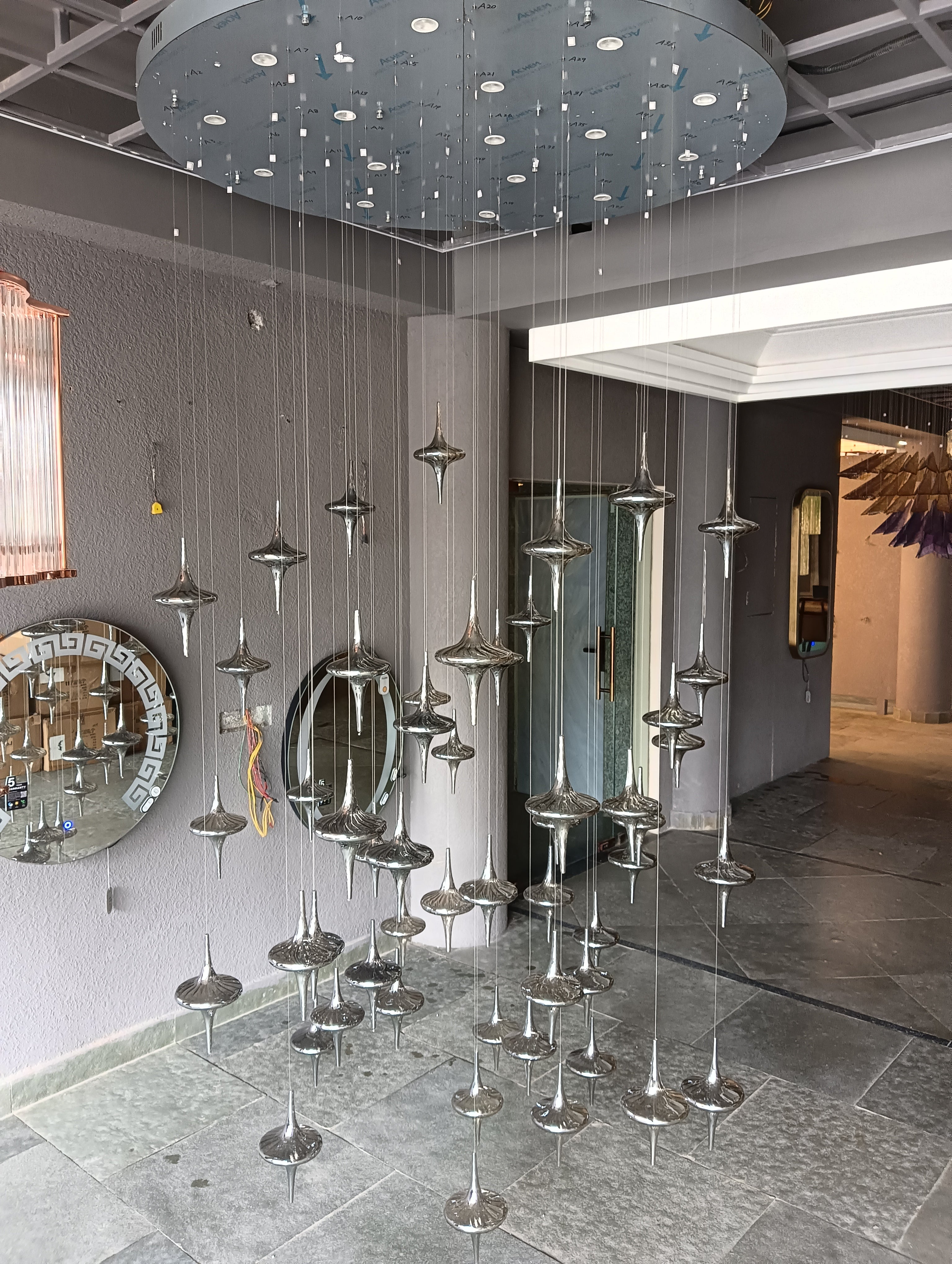 The Smoky Aura Double Height Chandelier (CX1909) – Lumeil