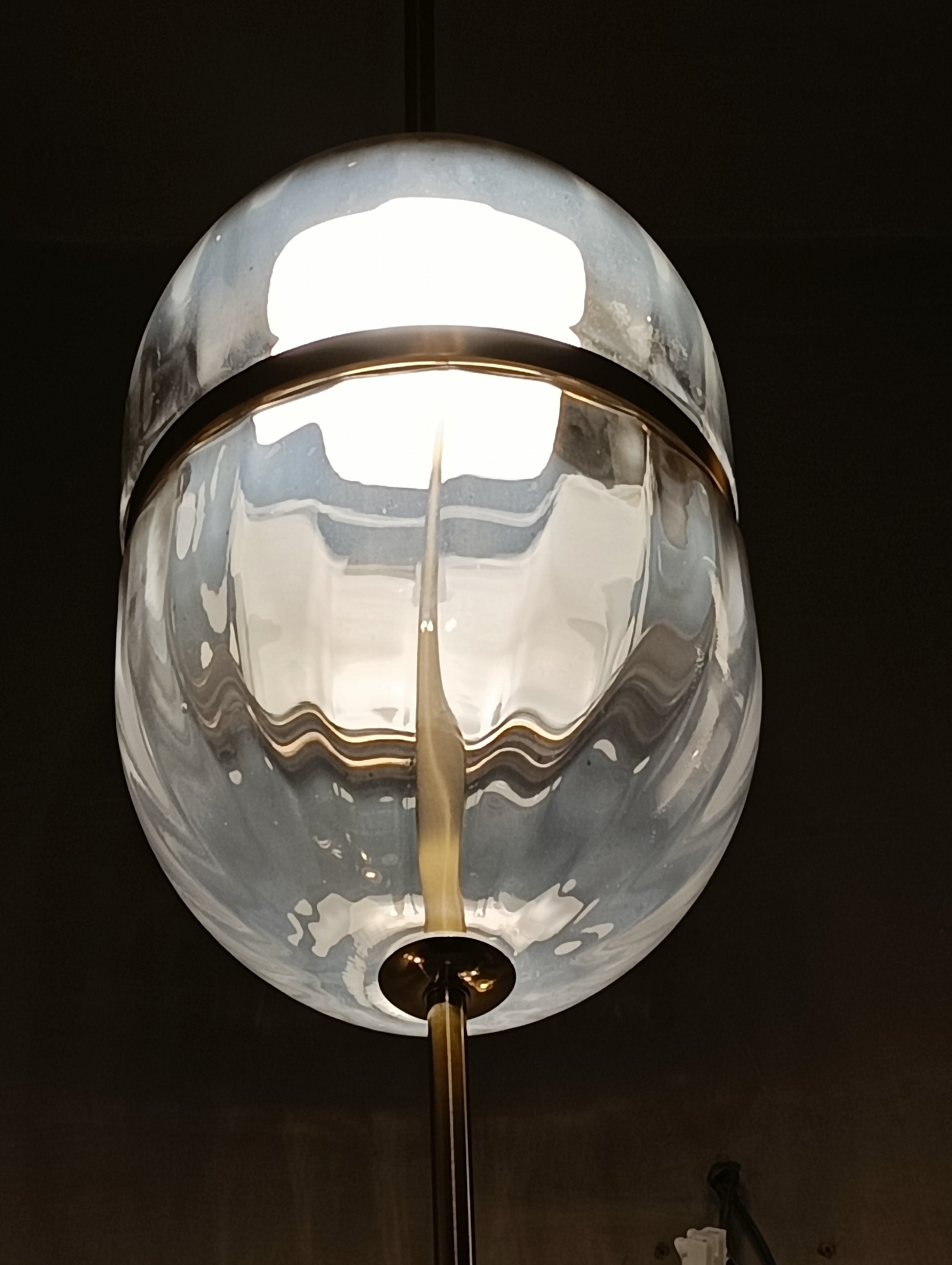 Linear Glow Brass Pendant Light (0871/C) – Lumeil