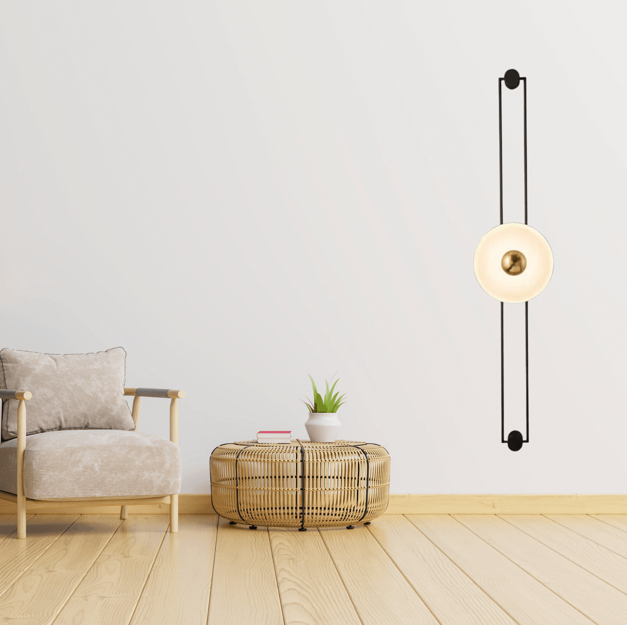 Metronome Glow LED Wall Lights – Modern & Elegant | Gloss – Lumeil